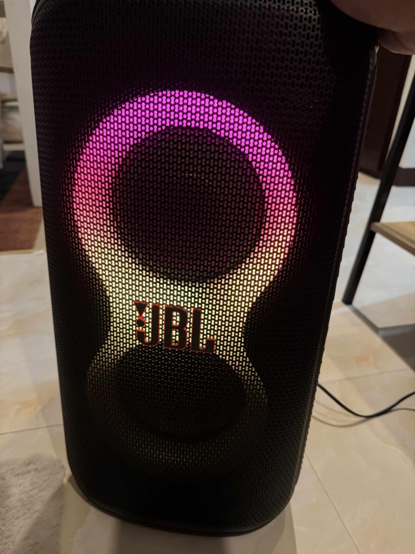 JBL Party Box Club 120 with mic input and instrument input, Audio ...