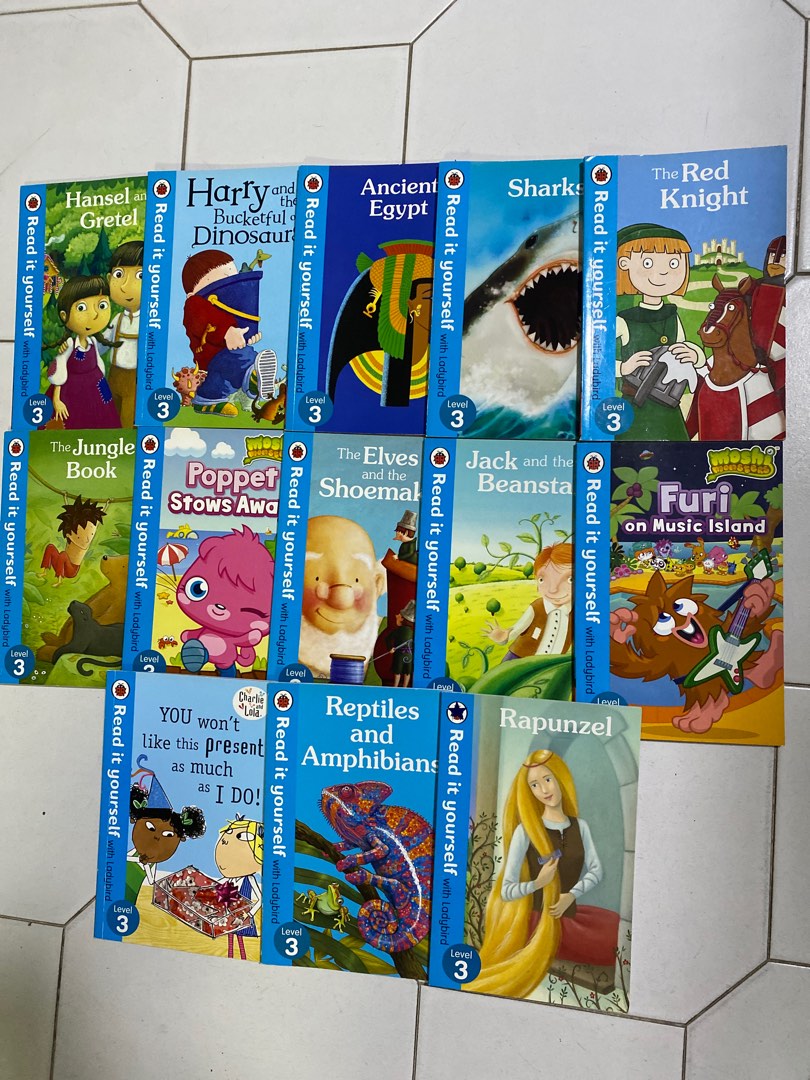 (Bundle of 13) Ladybird Level 3 Readers as shown , Hobbies & Toys ...