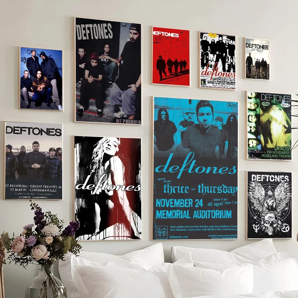 lassic Hip Hop Singer Star Deftones Music Album Anime Posters Sticky ...