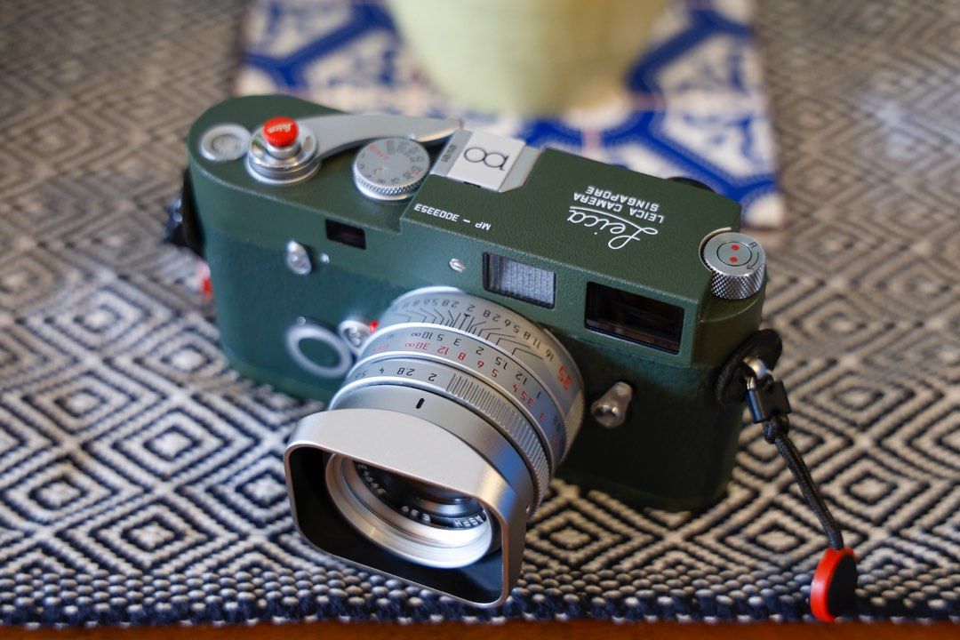 Leica MP 0.72 Olive Skin, Photography, Cameras on Carousell