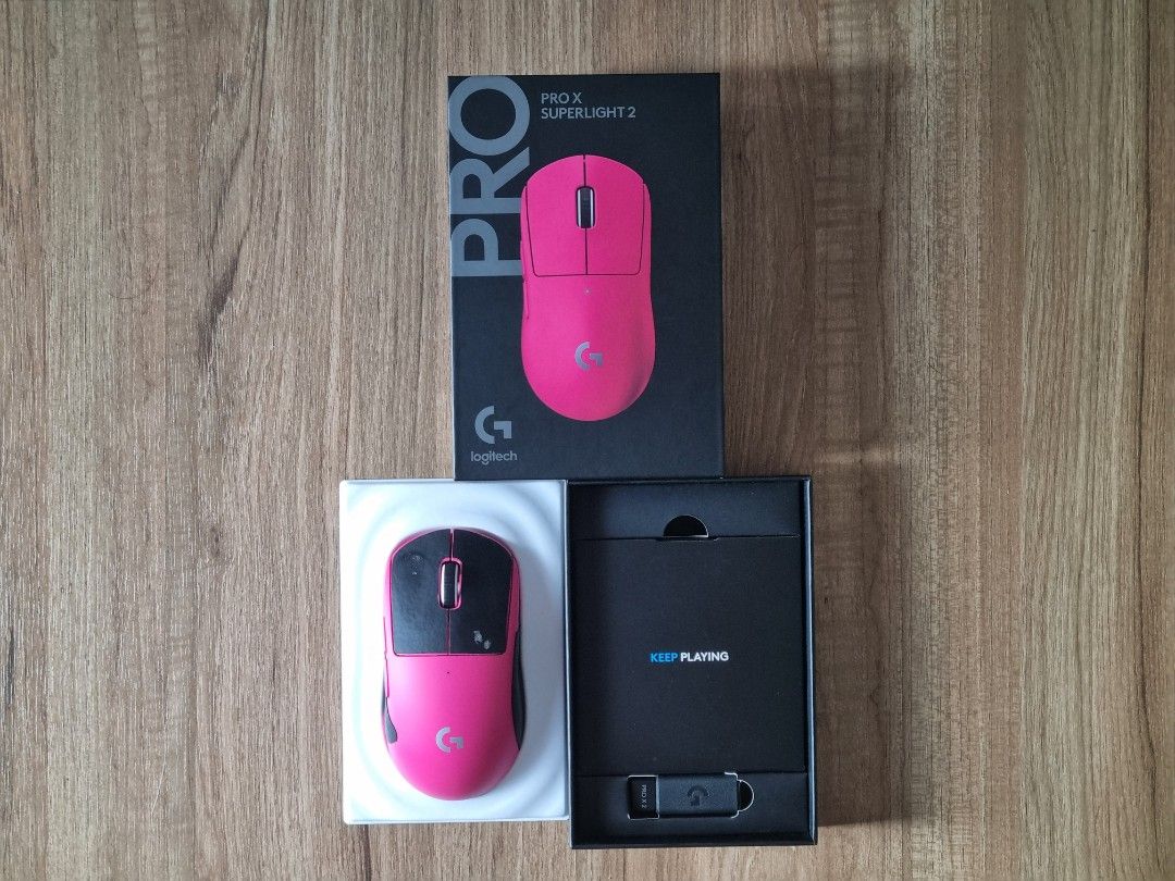 Logitech G PRO X SUPERLIGHT 2 Superlight Magenta, Computers & Tech ...