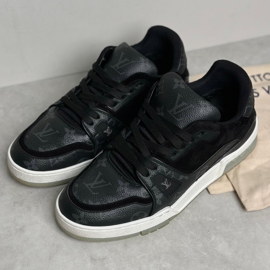 Louis Vuitton LV Monogram Trainer Eclipse Sneakers ( Not Loro Piana ...