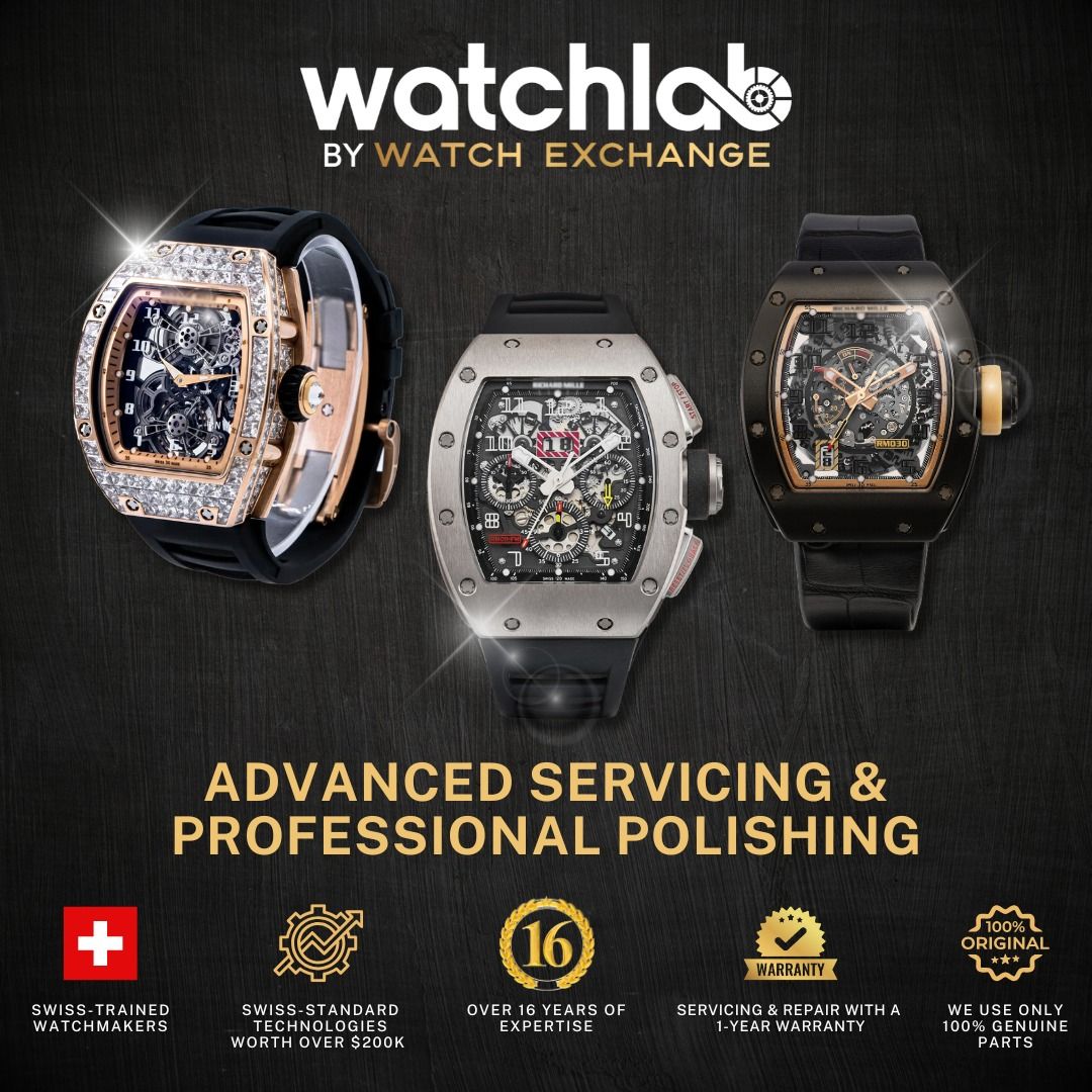 Luxury Watch Servicing & Professional Polishing, Richard Mille RM ...