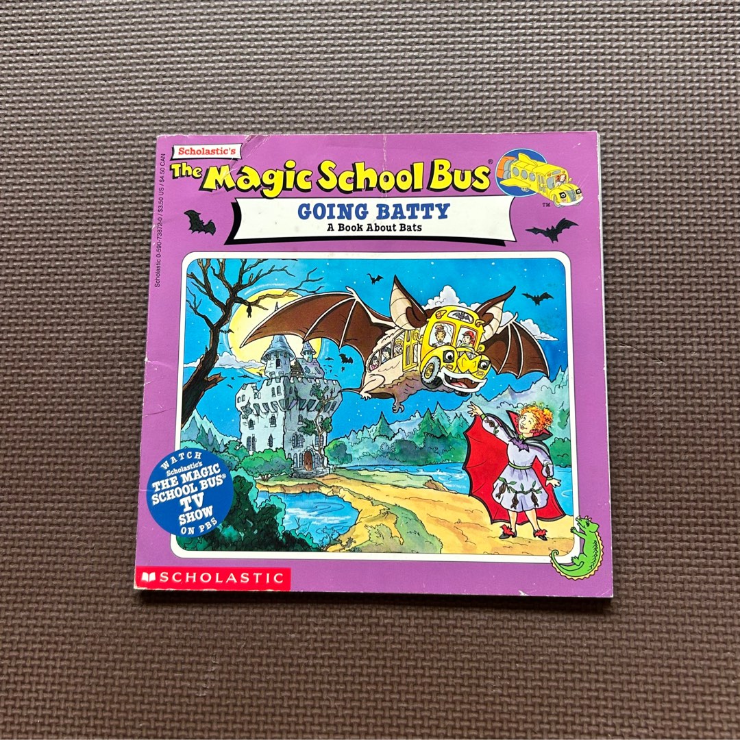 Magic School Bus A book about Bats, Hobbies & Toys, Books & Magazines ...