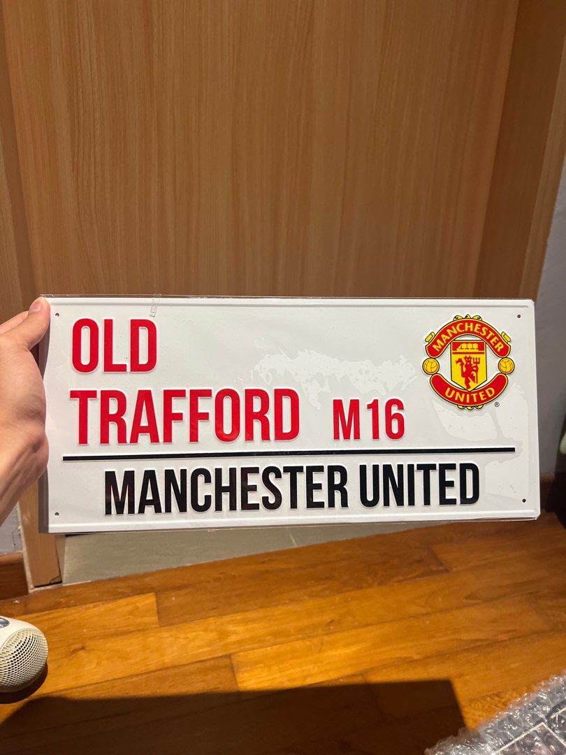 Manchester United Street Sign, Everything Else on Carousell