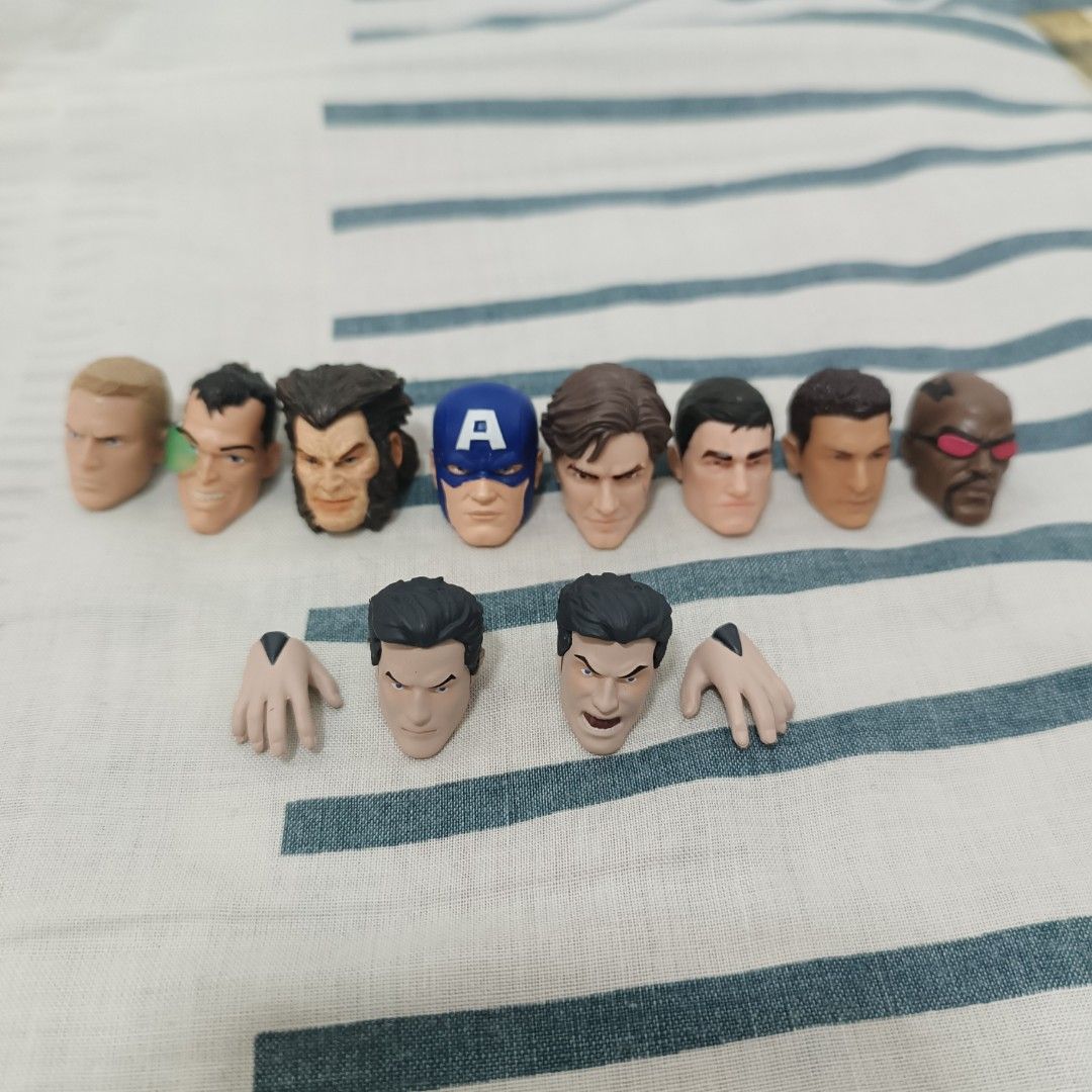 Marvel legends heads 1/12, Hobbies & Toys, Toys & Games on Carousell
