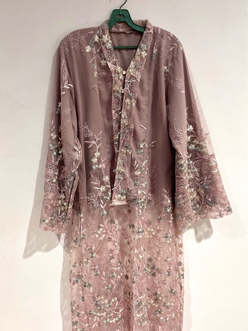 Mayaa Kimono Kurung CEO Chomel, Women's Fashion, Muslimah Fashion, Baju ...