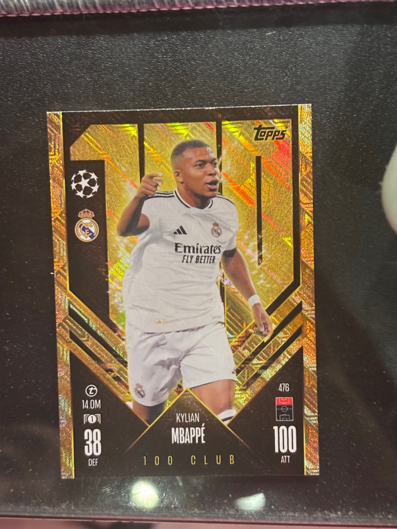Mbappe 100 Clubs! Match Attax 2024/25, Hobbies & Toys, Collectibles ...