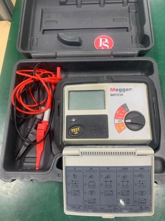 Megger MIT310 Insulation Tester, TV & Home Appliances, Electrical ...
