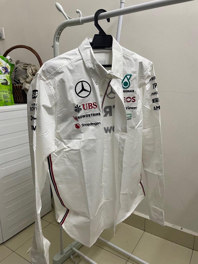 Mercedes-AMG Petronas 2024 Tommy Hilfiger Team Shirt, Men's Fashion ...
