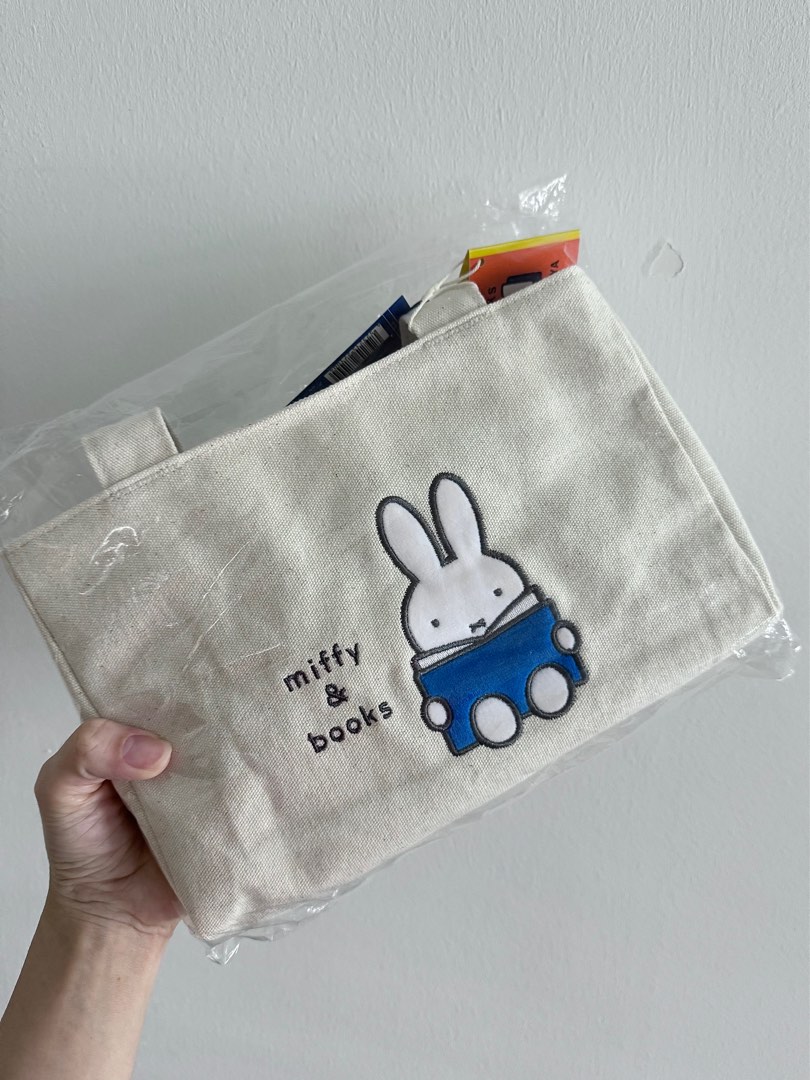 Miffy & Books Mini Tote Bag (Collaboration with Kinokuniya), Women's ...