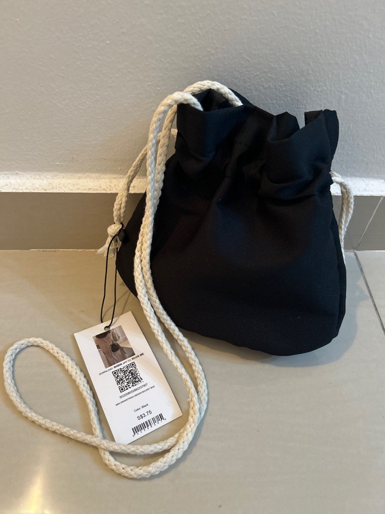Mini Drawstring Bucket Bag, Women's Fashion, Bags & Wallets, Cross-body ...