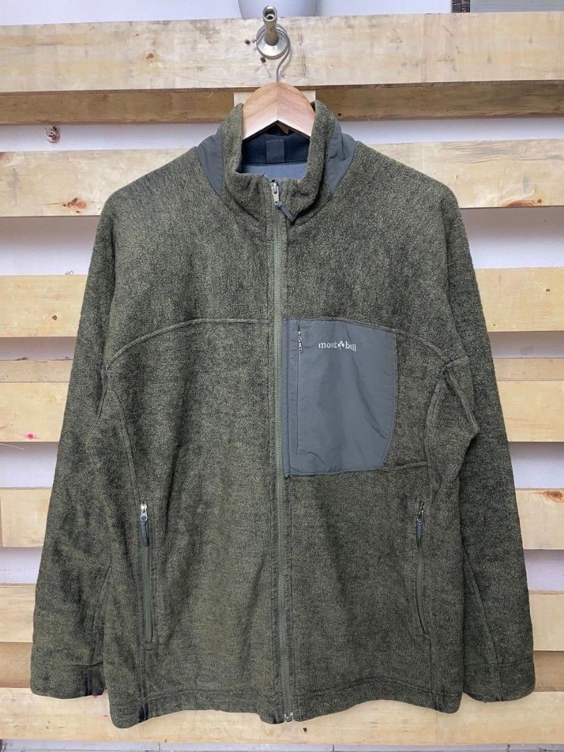 Montbell Green Fleece Jacket, Men's Fashion, Coats, Jackets and ...