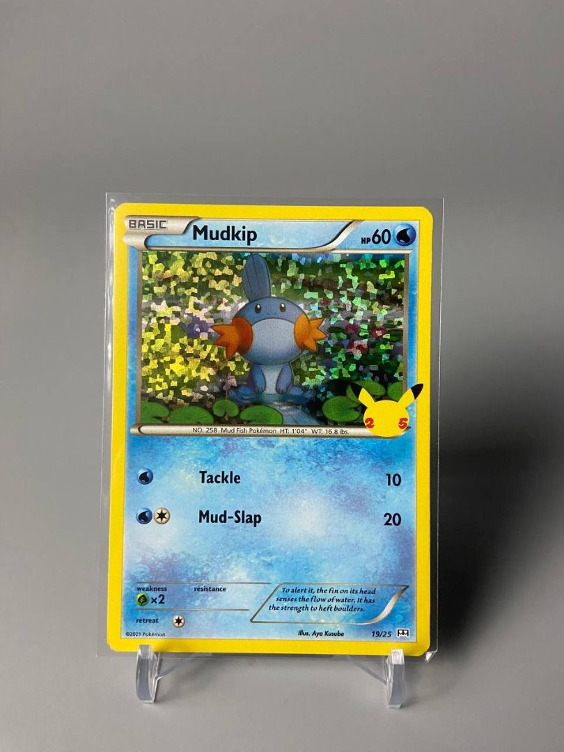 Mudkip: Holo 25th Anniversary Pokemon x Mcdonald's 2021, Hobbies & Toys ...