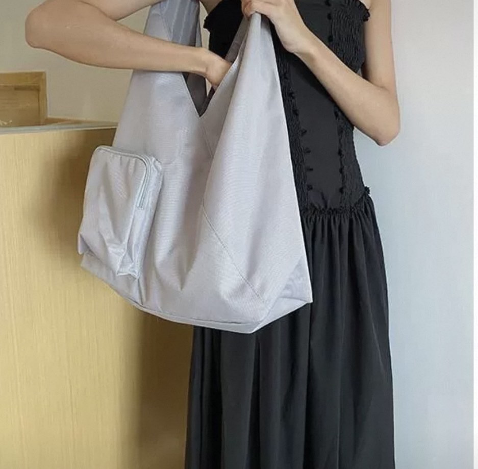 Muji Japanese High-Quality Shoulder Bag Triangle Bag Large Capacity ...
