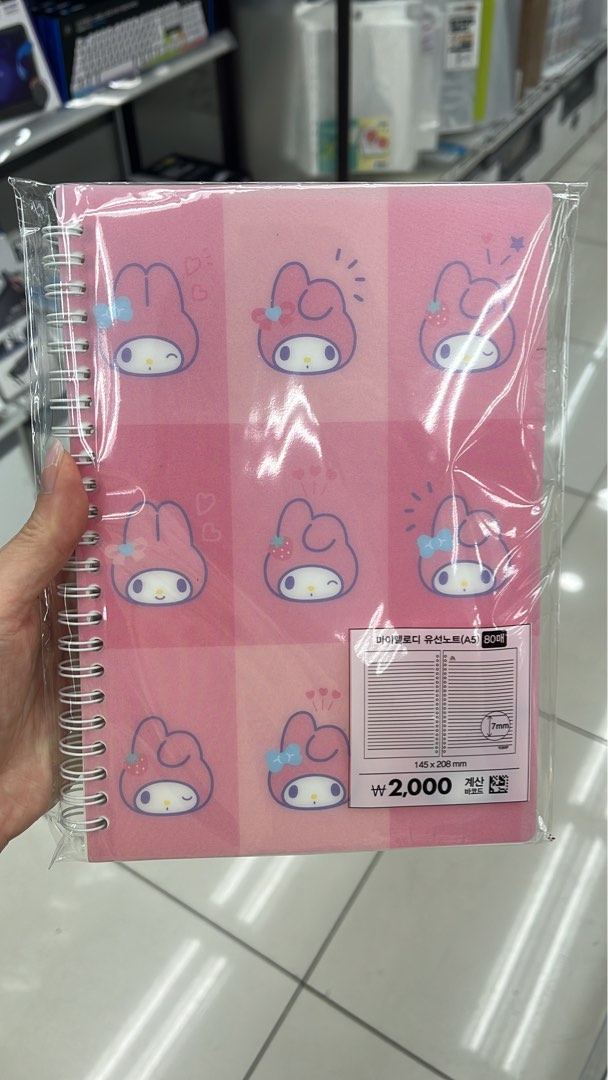My Melody Notebook, Hobbies & Toys, Stationery & Craft, Stationery ...