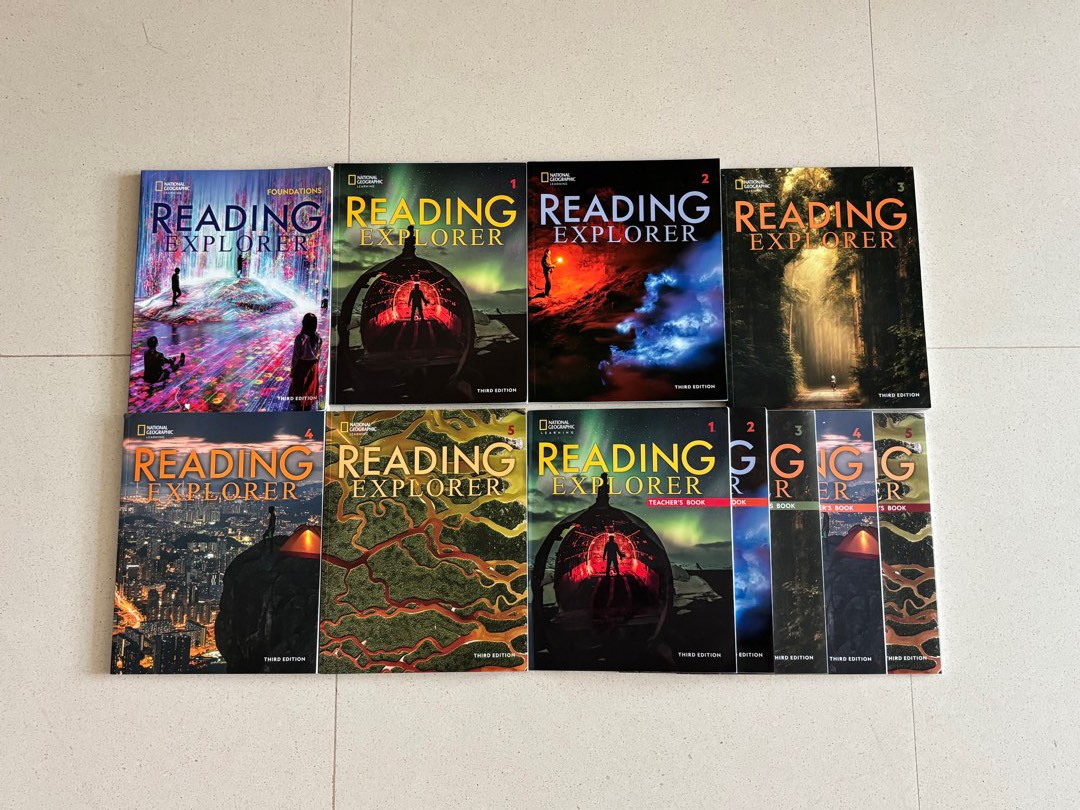 National Geogrphic Reading Explorer 6 Books + 5 Teachers Book, Hobbies ...