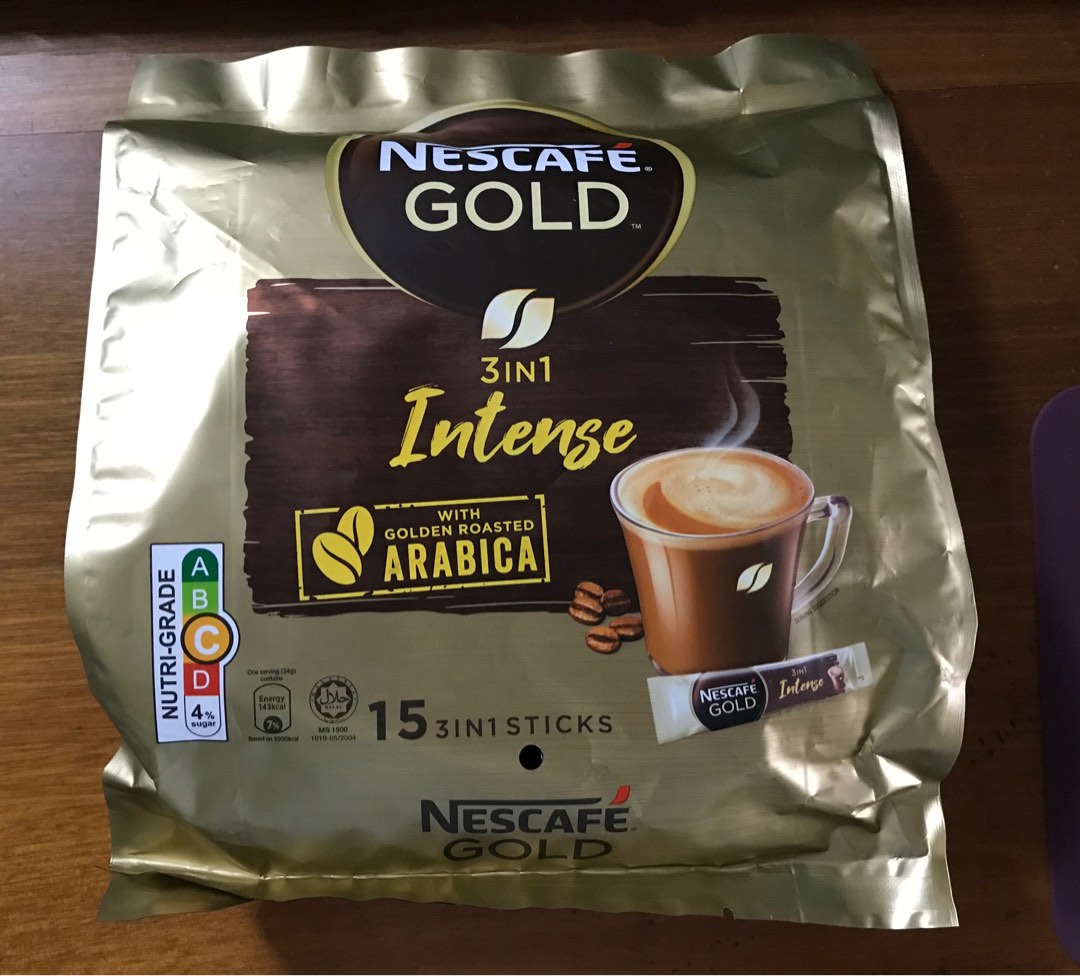 NESCAFE GOLD 3in1 Intense 15 x 34g, Food & Drinks, Packaged & Instant ...