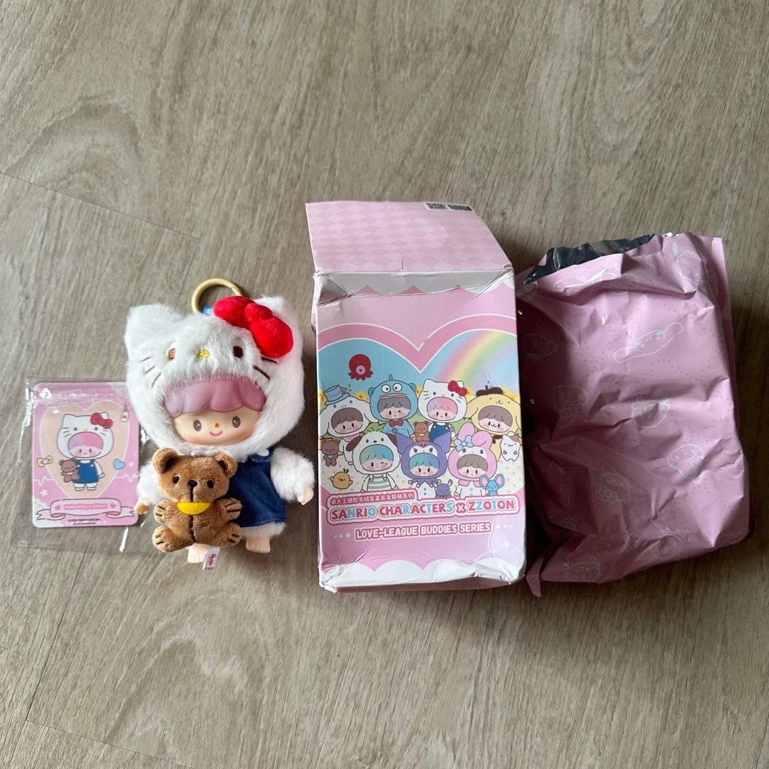 NEW BARU 100% original Sanrio boneka top toy Zzoton x Hello Kitty hk ...