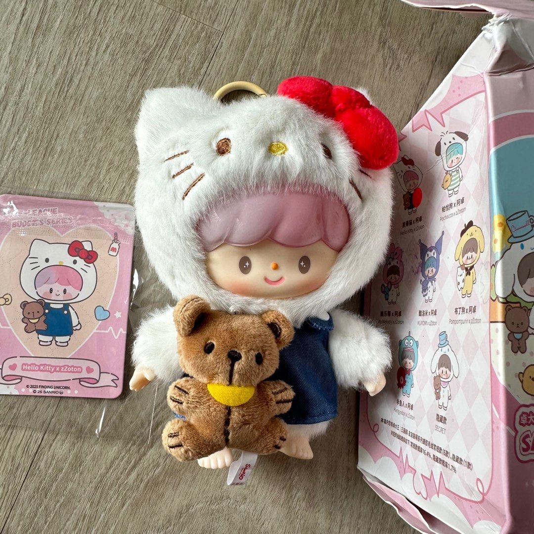 NEW BARU 100% original Sanrio boneka top toy Zzoton x Hello Kitty hk ...