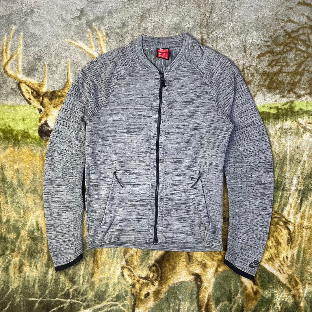 Nike Tech Knit Full Zip Jacket, Women's Fashion, Coats, Jackets and ...