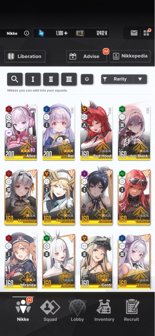 Nikke Account For Sale