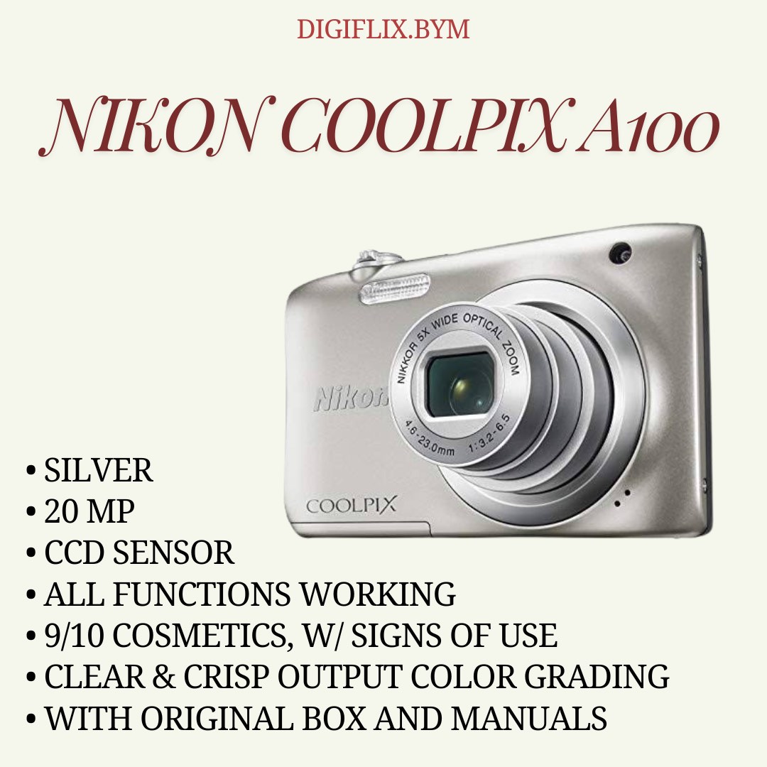 Nikon Coolpix A100, Photography, Cameras on Carousell