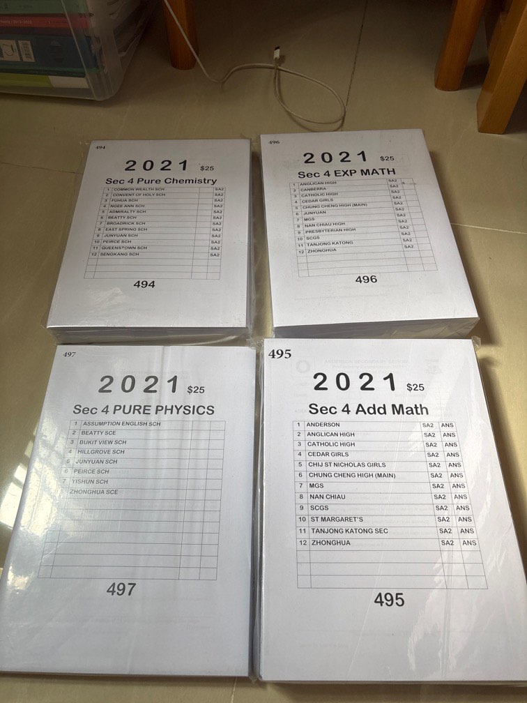 [URGENT CLEAR] Past exam papers olevel secondary 4, Hobbies & Toys ...