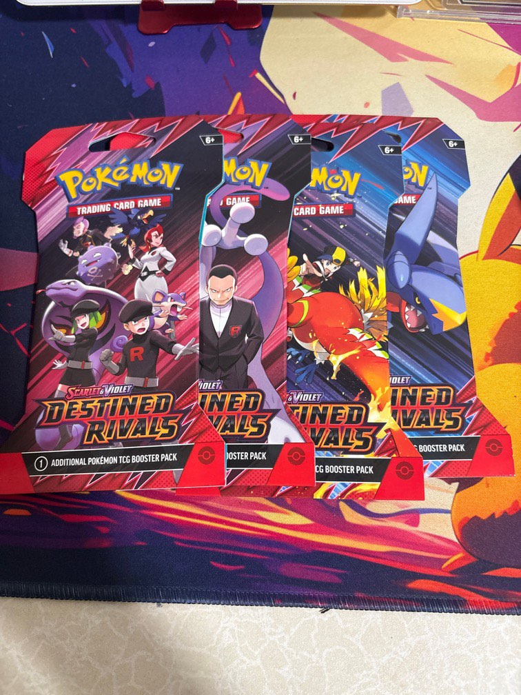 Pokemon Card Destined Rivals Sleeve Booster Pack, Hobbies & Toys, Toys ...