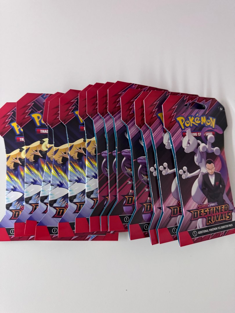 Pokemon Destined Rivals Sleeved Booster Pack, Hobbies & Toys, Toys ...