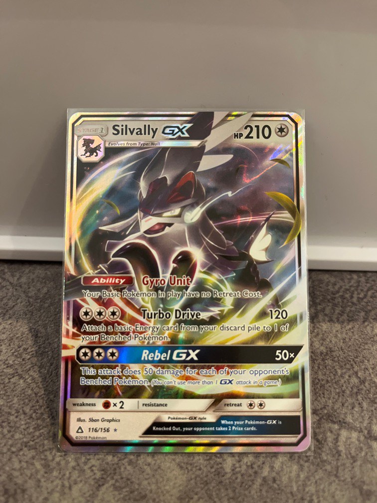 POKEMON SILVALLY GX ULTRA PRISM 116/156, Hobbies & Toys, Toys & Games ...