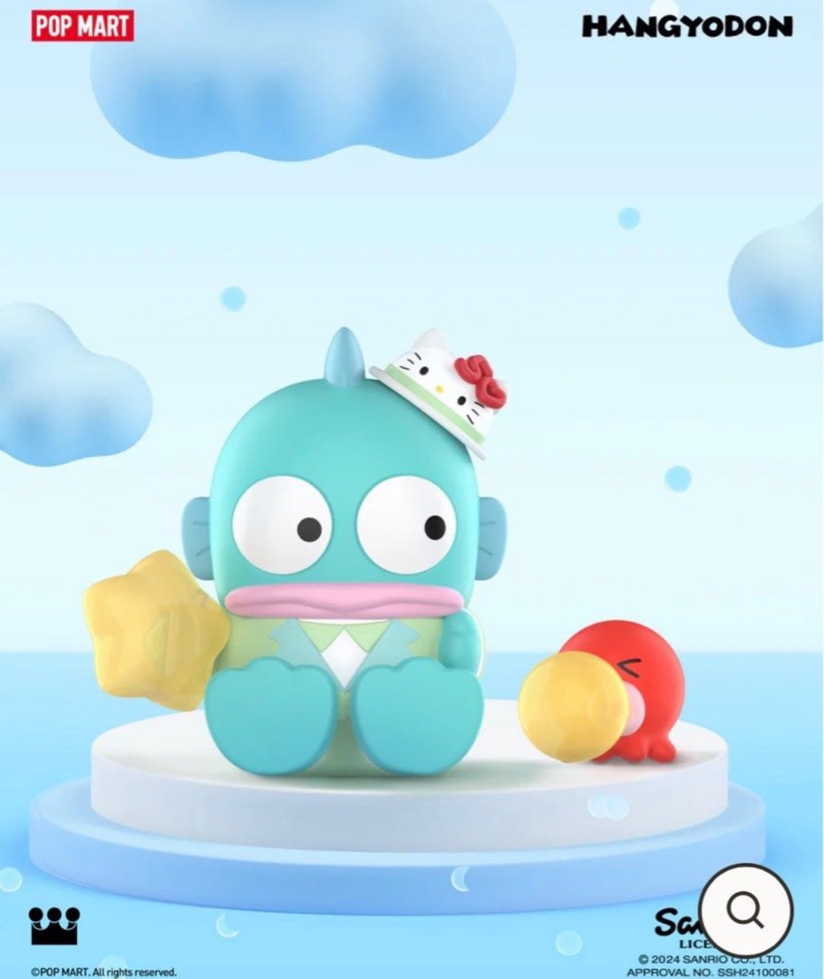 Popmart Sanrio Hello Kitty 50th Anniversary Hangyodon, Hobbies & Toys ...