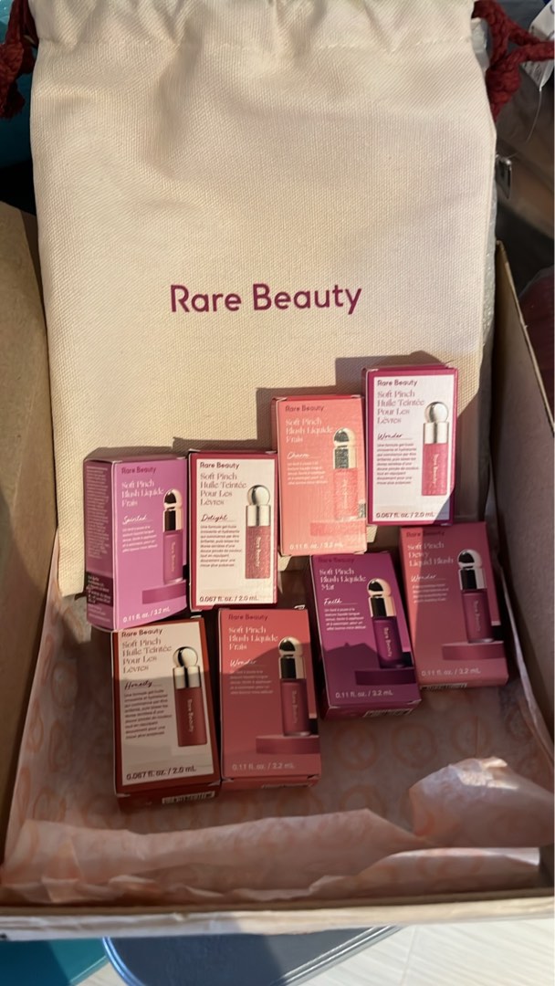 Rare Beauty Mini Blush (new shades) and Mini Lip Oil, Beauty & Personal ...