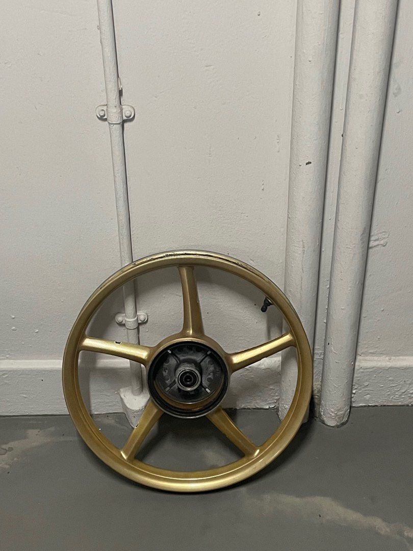 RCB SP522 gold rims (spark, x1r), Motorcycles, Motorcycle Accessories ...