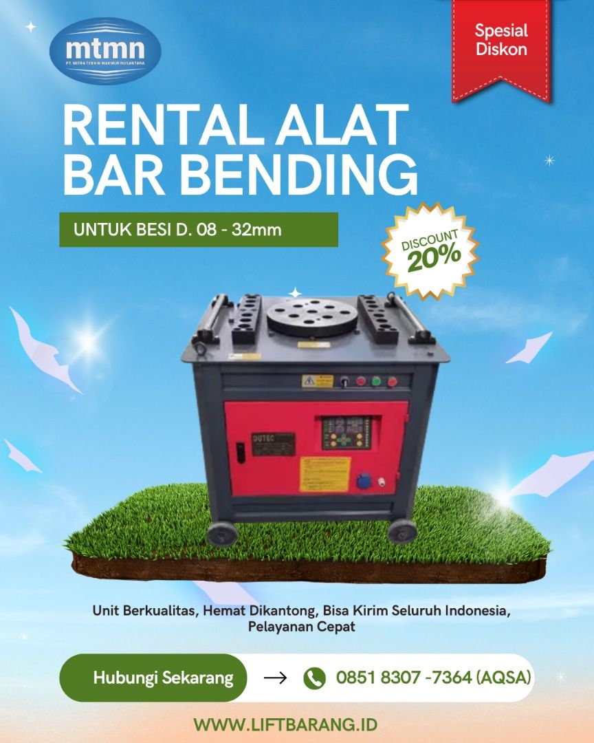 Rental mesin pelengkung besi otomatis super presisi,mesin pemotong besi ...