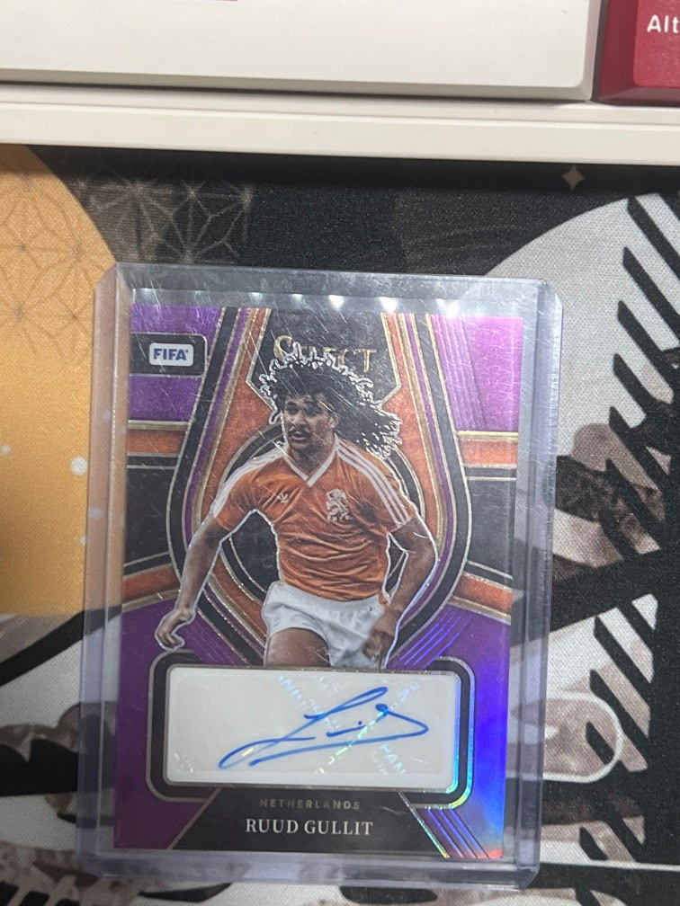 Ruud Gullit 2022-2023 select fifa purple autograph /49, Hobbies & Toys ...