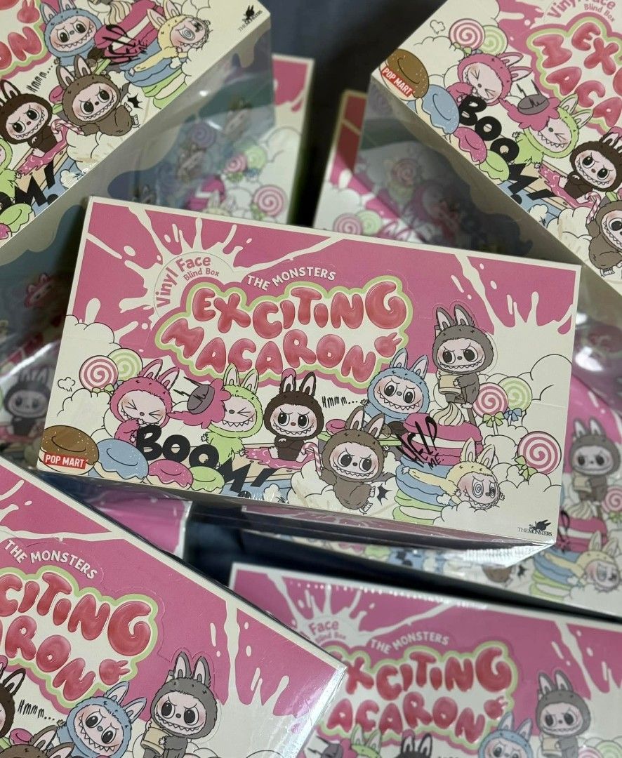 [READY STOCK] Labubu V1 Exciting Macaron Sealed Blind Box, Hobbies ...
