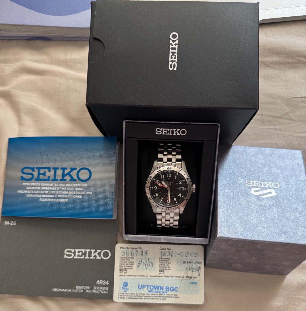 Seiko SSK023 GMT Explorer, Men's Fashion, Watches & Accessories ...