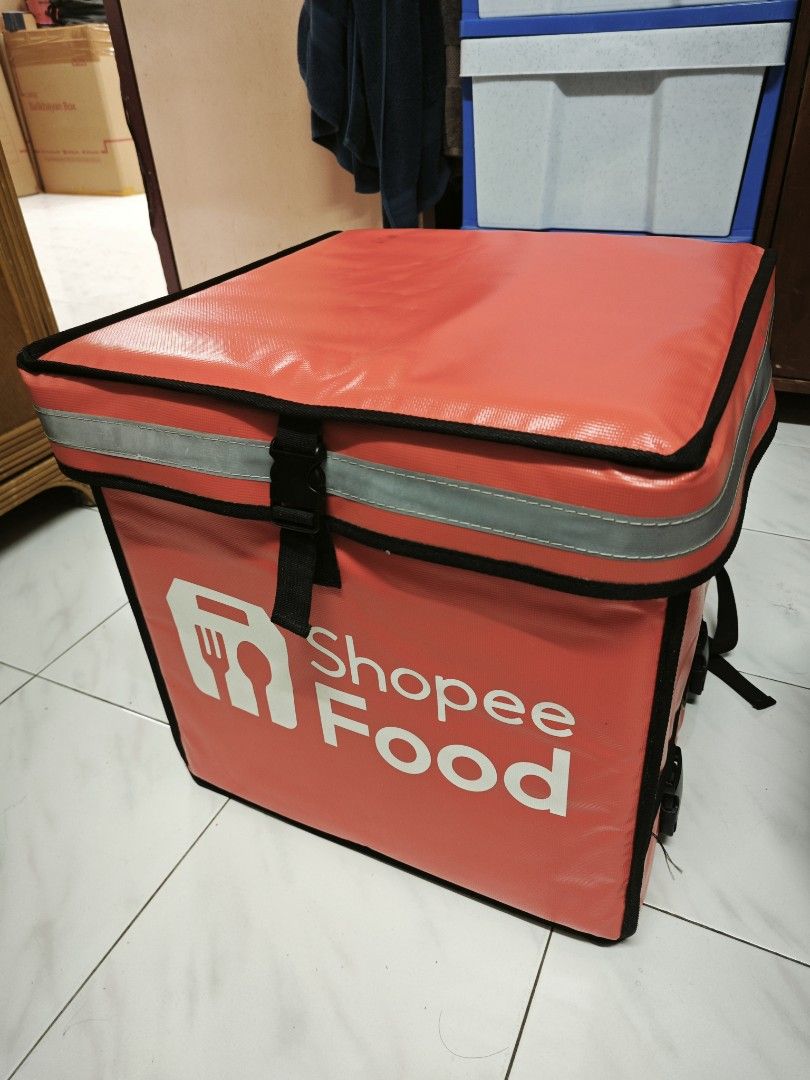 Set Lengkap Beg Shoppee Food (Beg Delivery SF), Motorbikes on Carousell