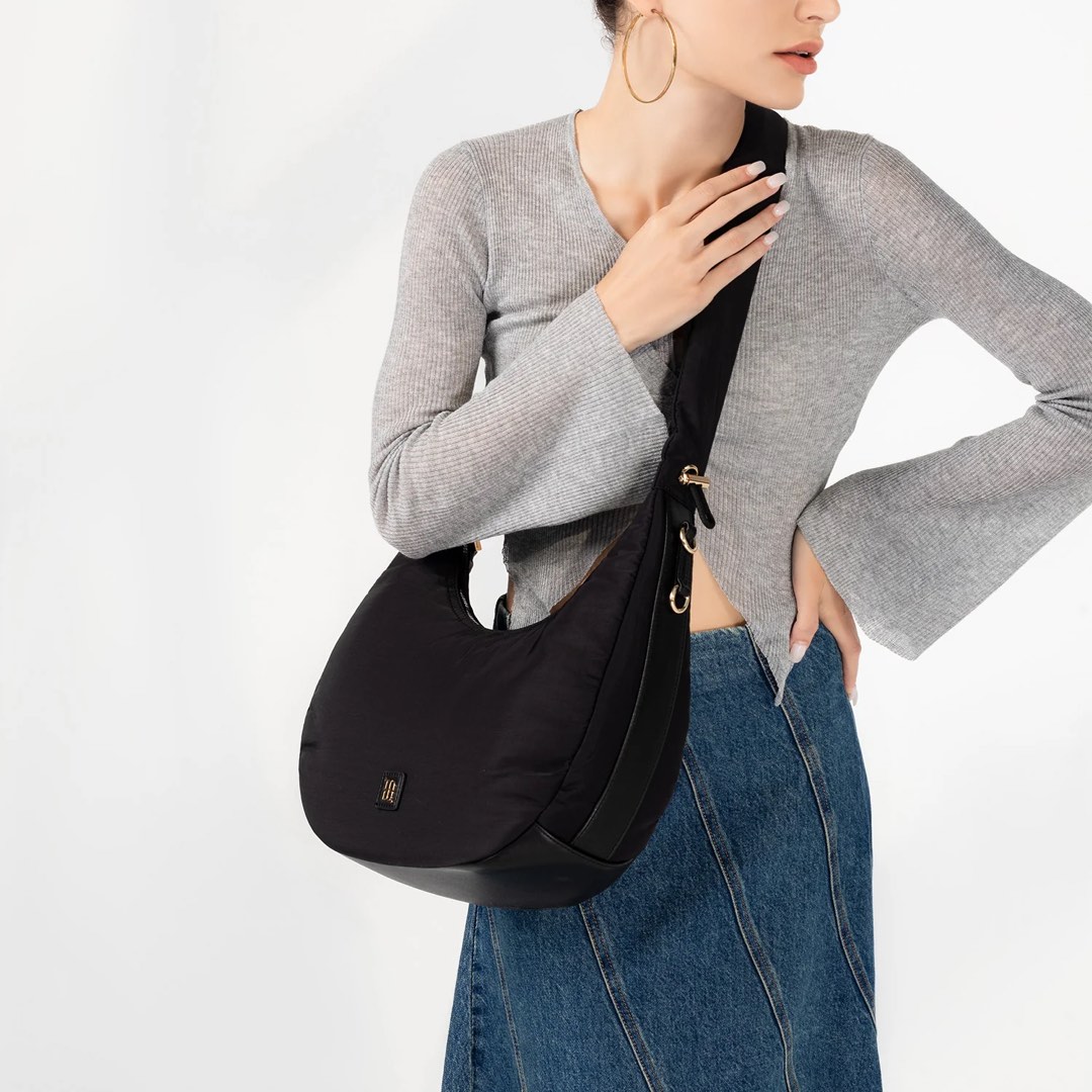 Sometime Fuffa Hobo, Women's Fashion, Bags & Wallets, Cross-body Bags ...