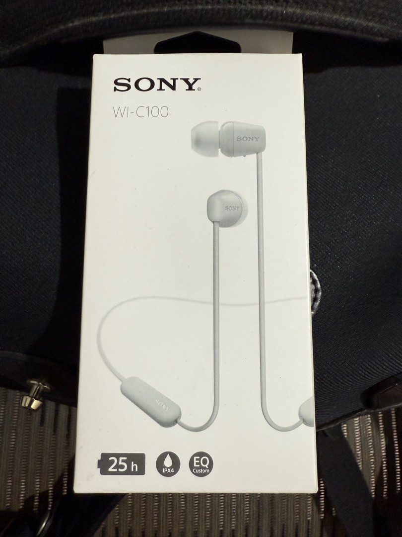 Sony WI-C100 Wireless Headphones White, Audio, Headphones & Headsets on ...