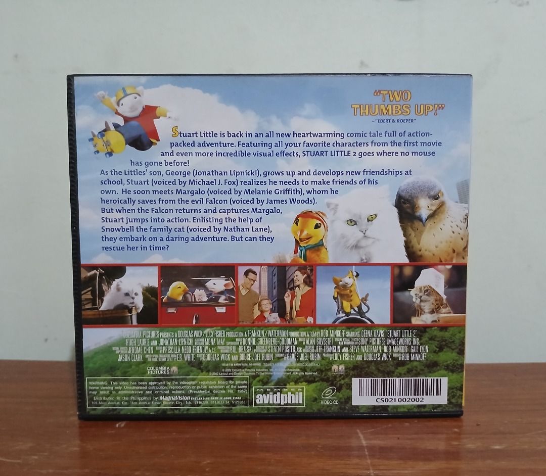 Stuart Little 2 Original VCD, Hobbies & Toys, Music & Media, CDs & DVDs ...