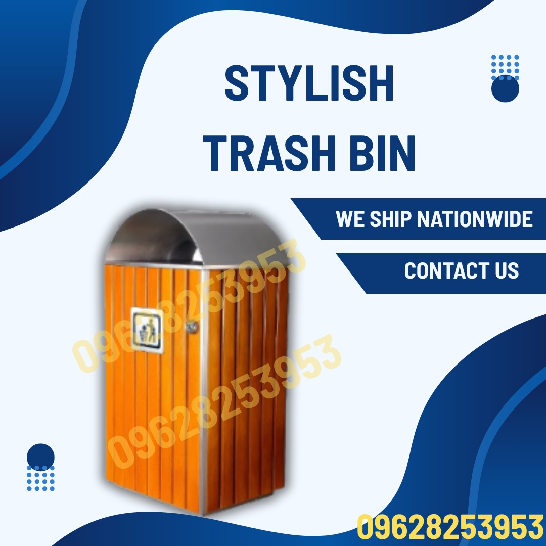 Stylish Trash Bin | stainless steel bin | Sleek Stainless Bin | Cube ...
