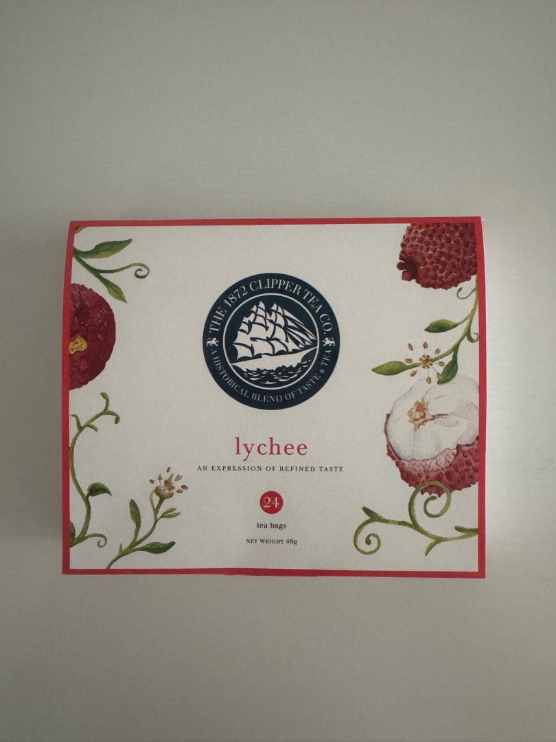 The 1872 Clipper Tea - Lychee Tea Box, Food & Drinks, Beverages on ...
