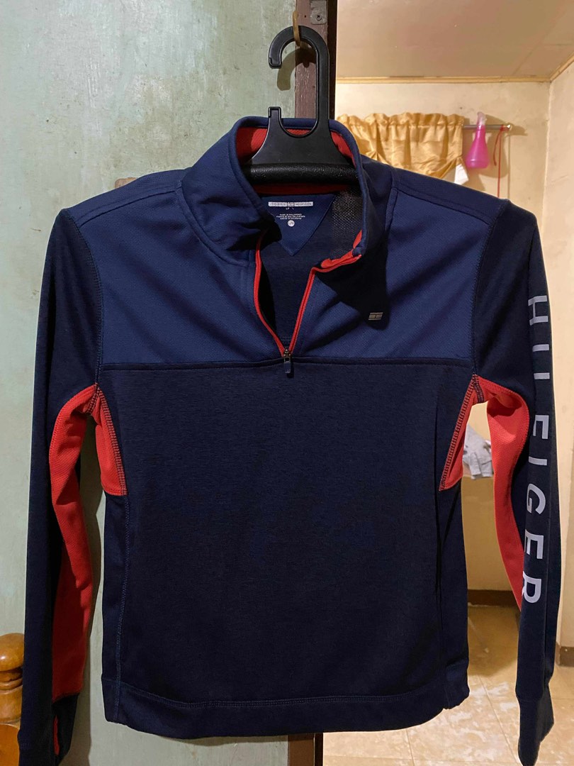 Tommy hilfiger womens dri-fit quarter zip | good for running | worn ...