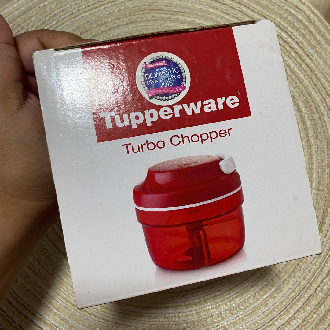 TUPPERWARE TURBO CHOPPER, Furniture & Home Living, Kitchenware ...