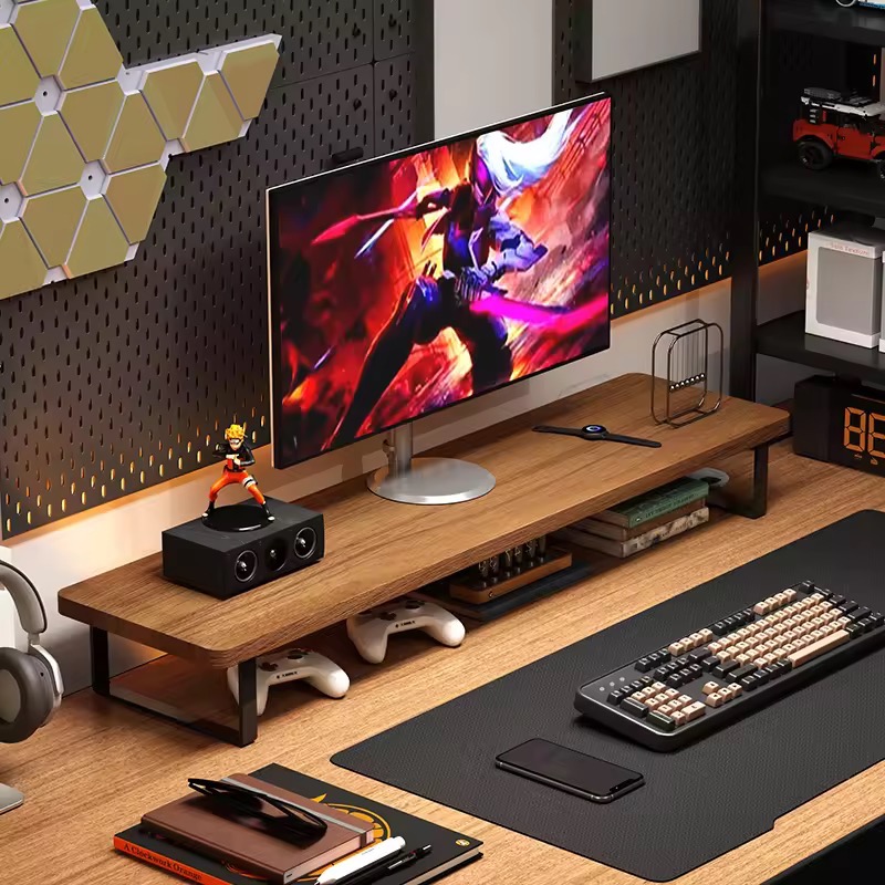 TV Monitor Stand Table | Monitor Display Shelf Table | Dual Controller ...