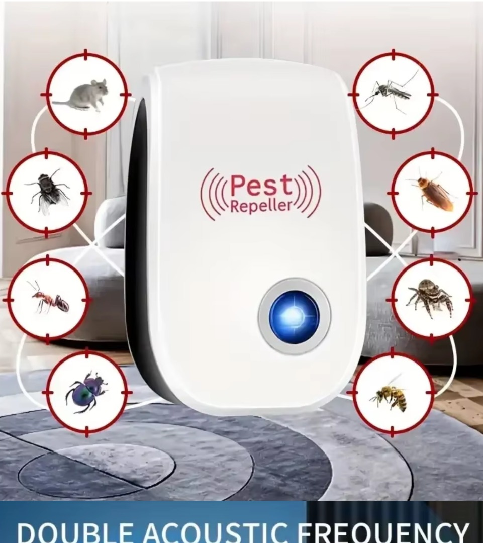 Ultrasonic Pest Repellent Plug-In - Effective Indoor Insect Control For ...