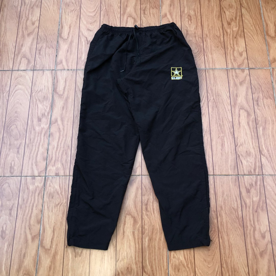 US Army Physical Fitness Nylon Training Uniform Pants, Fesyen Pria, Pakaian , Bawahan di Carousell