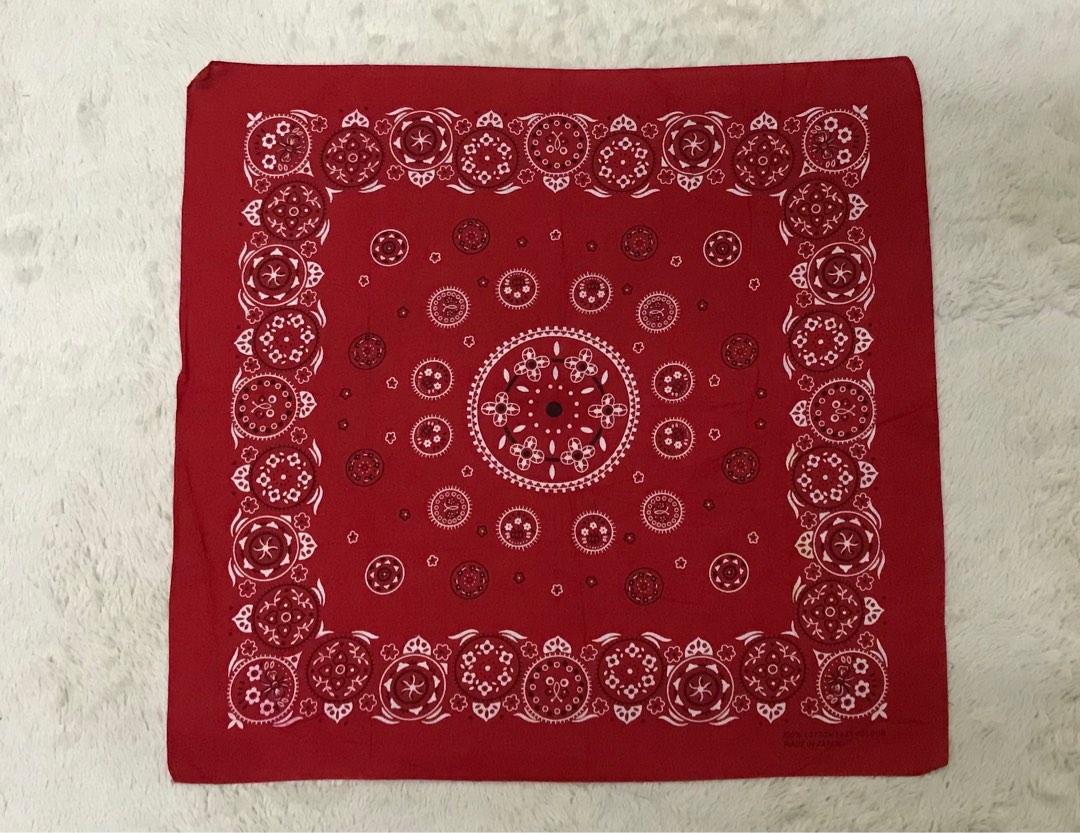 Vintage Bandana Made in Japan, Men's Fashion, Watches & Accessories ...